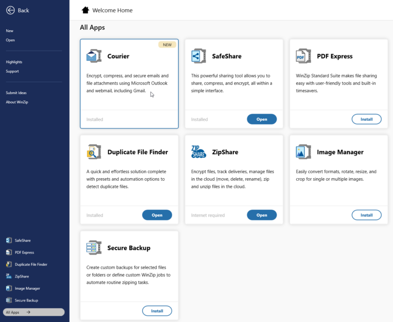 Discover the new WinZip: enhanced data security and efficiency Discover the new WinZip: enhanced data security and efficiency